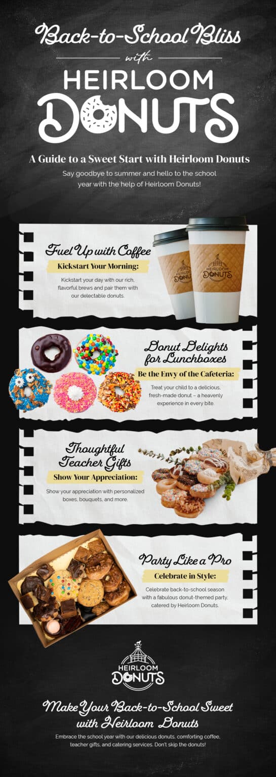 Back to School Bliss - Heirloom Donuts Back to School Bliss with ...
